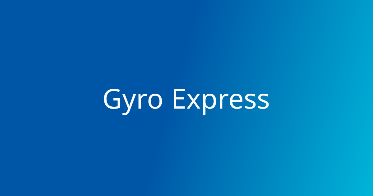 Best Mediterranean in Columbus, OH | Gyro Express | Order Online